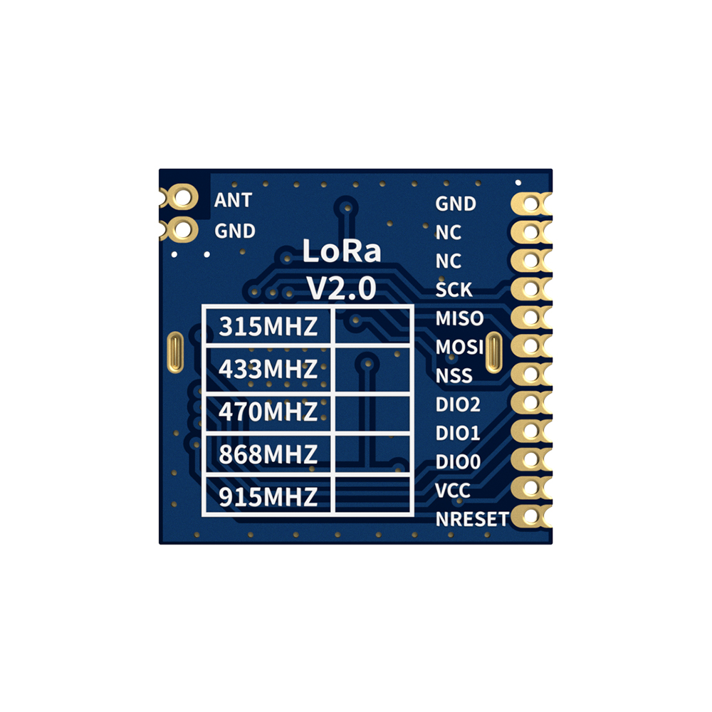 LoRa无线通信模块LoRa1278-100mW 小体积 超高灵敏lora模块-思为无线